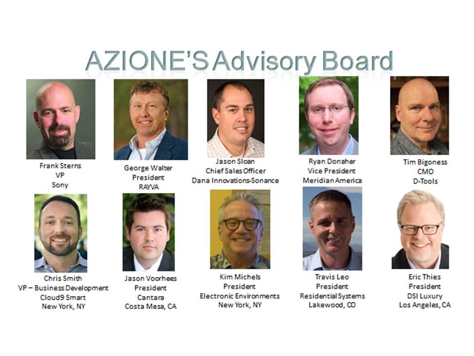 Chris Smith of Cloud9 Smart and Frank Sterns of Sony join the Azione Advisory Board to represent ...