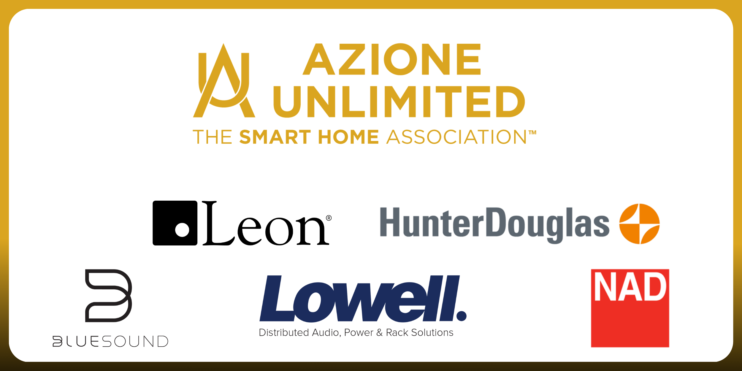 Azione Unlimited Elevates Membership with Leon Speakers, Hunter Douglas ...
